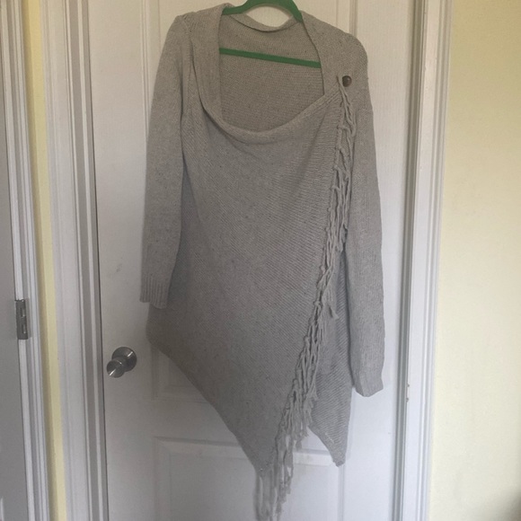 Sweaters | Nwot Gray Wrap | Poshmark